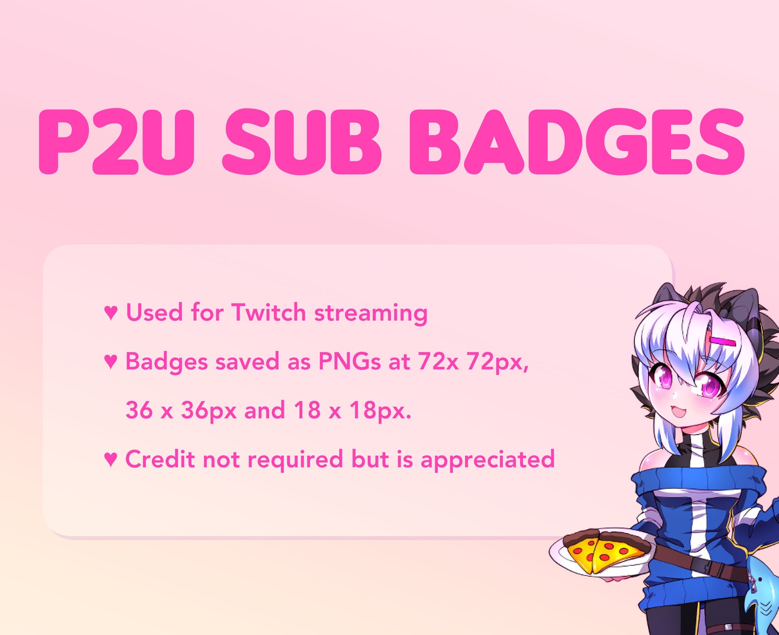 12 P2U Mystic Koi Fish Twitch Sub or Bit Badges + Bonus Flairs | Kawaii ...