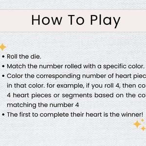 Valentine Roll a Heart Game, Valentine Dice Game, Classroom Valentine ...