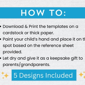 Fathers Day Handprint Craft Printable | Fathers Day Gift | Fathers Day ...