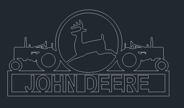 John Deere Schild Dxf Zeichnung - Etsy Schweiz