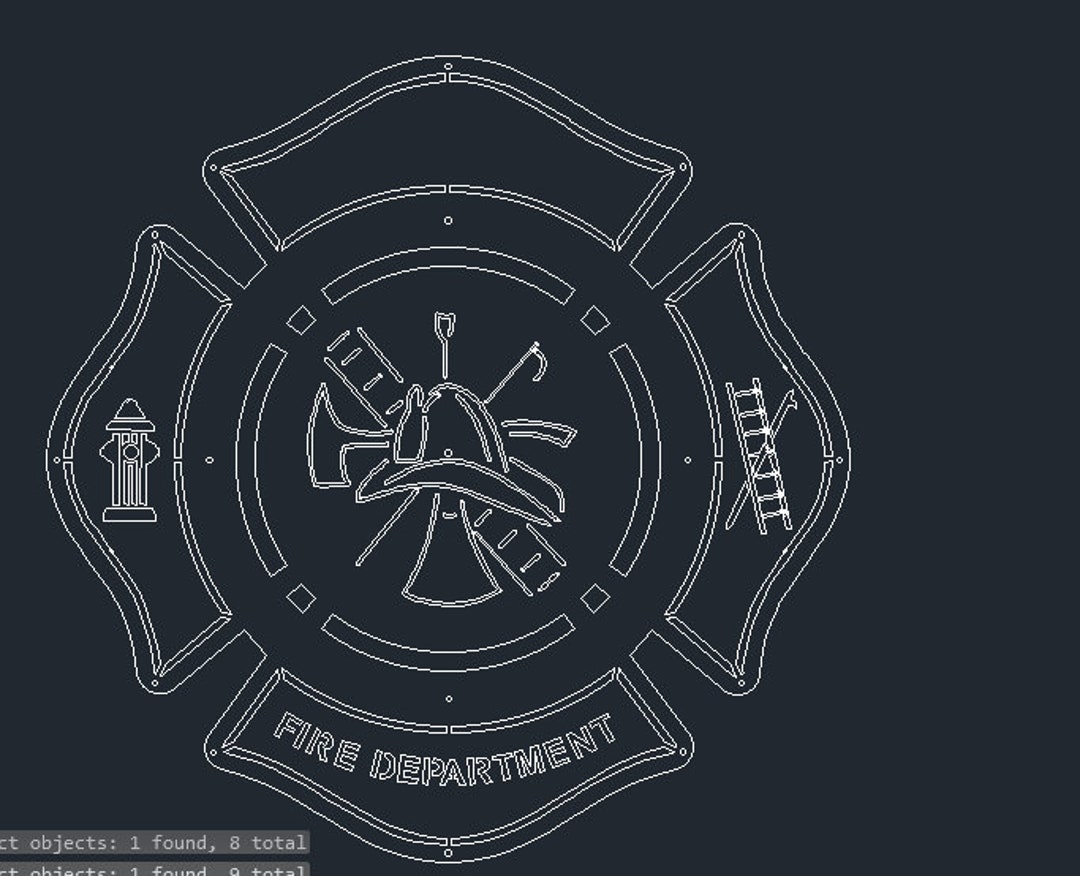 Fire Department Metal Sign Dxf Cut File - Etsy
