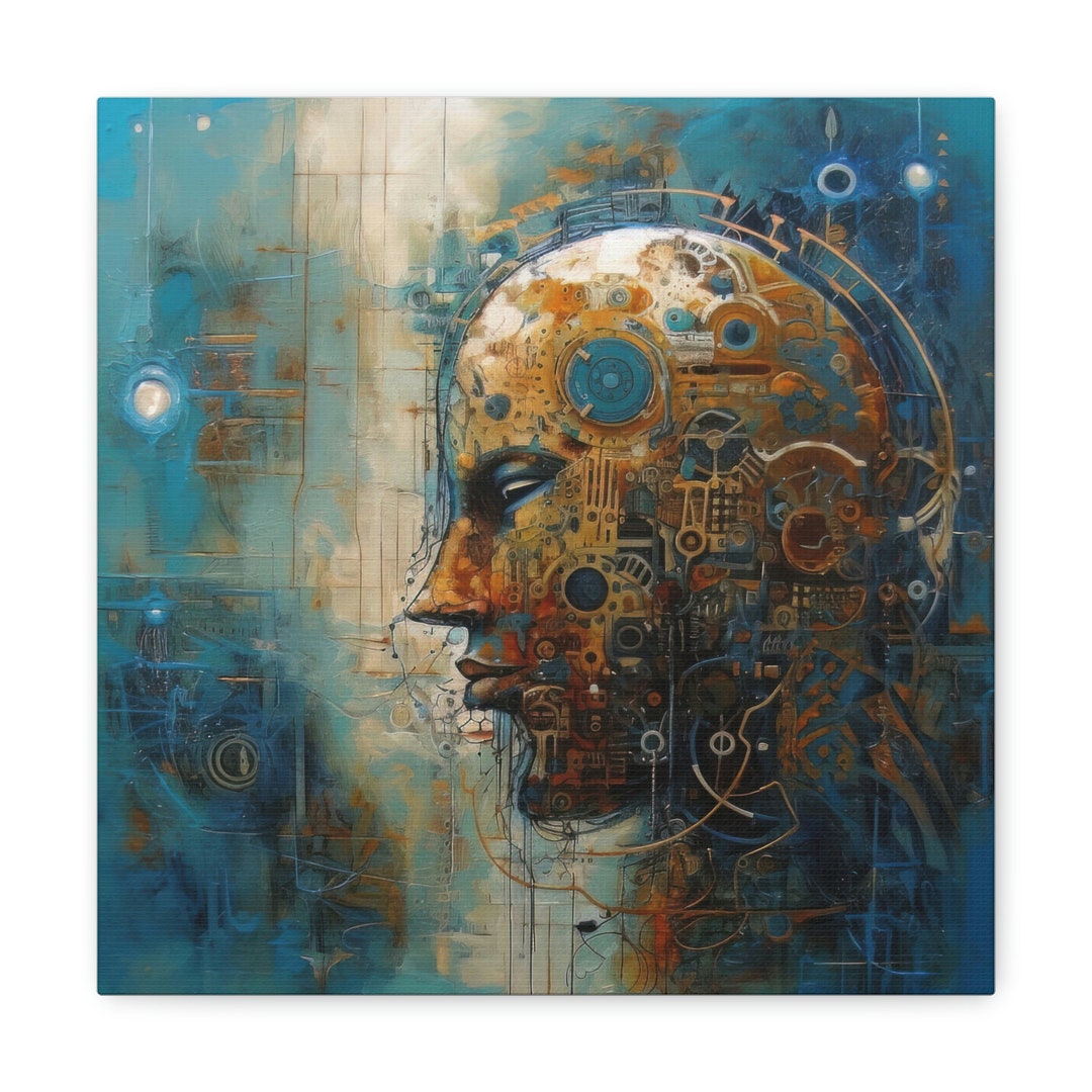 Contemplation of Technology. Wall Art. Man Cave Art. Office Art ...