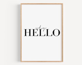 Why Hello Print - Etsy