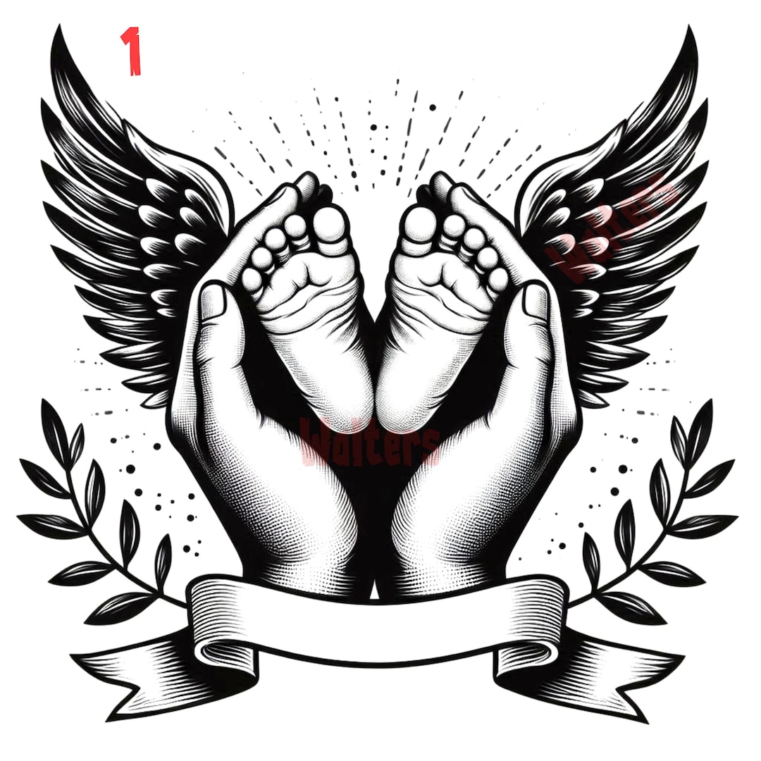 Loss of a Child | Baby Angels (in the Hands of an Angel) V1 - Etsy