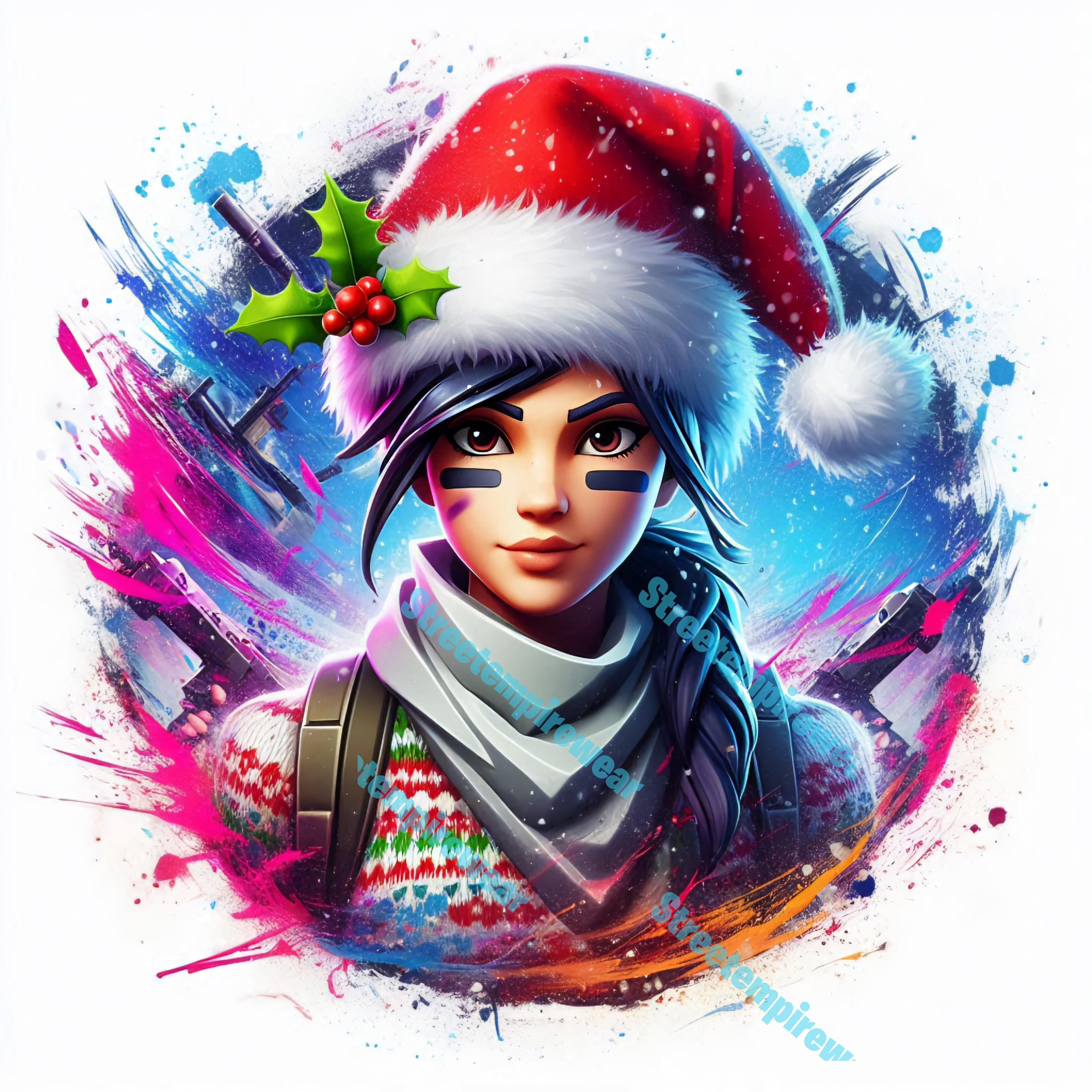 23x Christmas Fortnight-gaming Profile Images Can Be Used for T-shirts ...