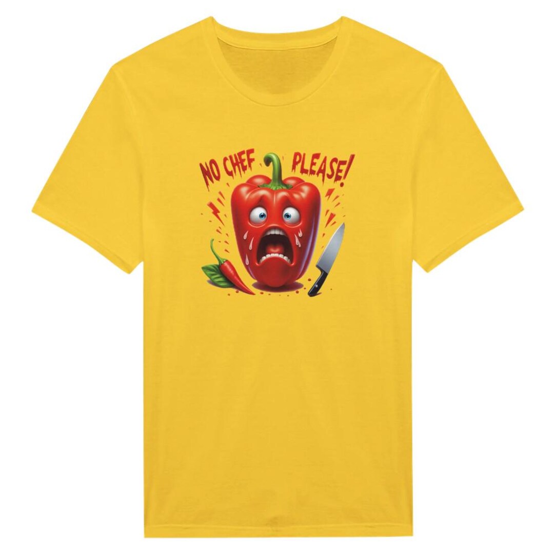 The Scared Pepper V2 on a Classic Unisex Crewneck T-shirt-color - Etsy