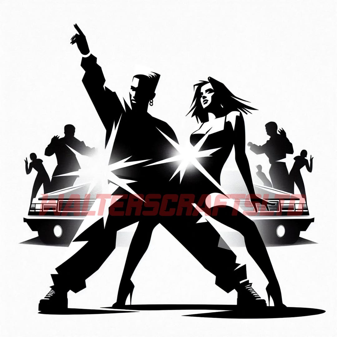 4x Dance Designs, Party Time, Clubbing, 90's, Get the Look, ( Example ...