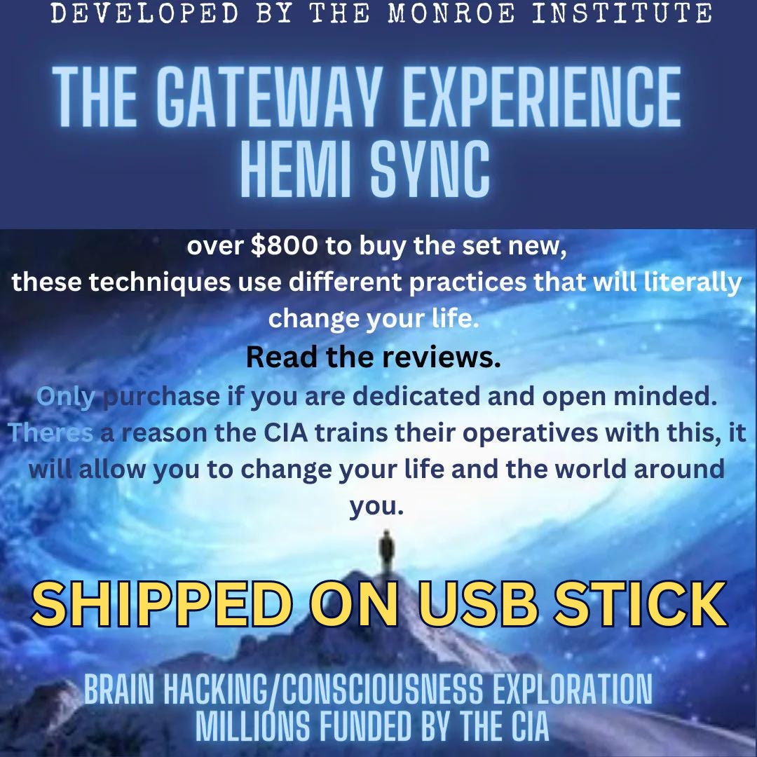 CIA Developed Brainhacking, the Gateway Experience Full Collection ...