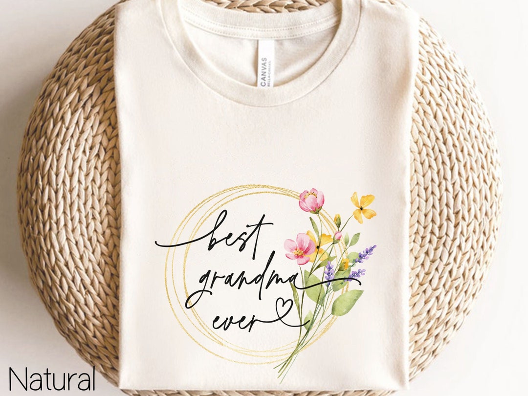 Wildflower Grandma Shirt,flower Shirt,mothers Day Gift,best Grandma ...