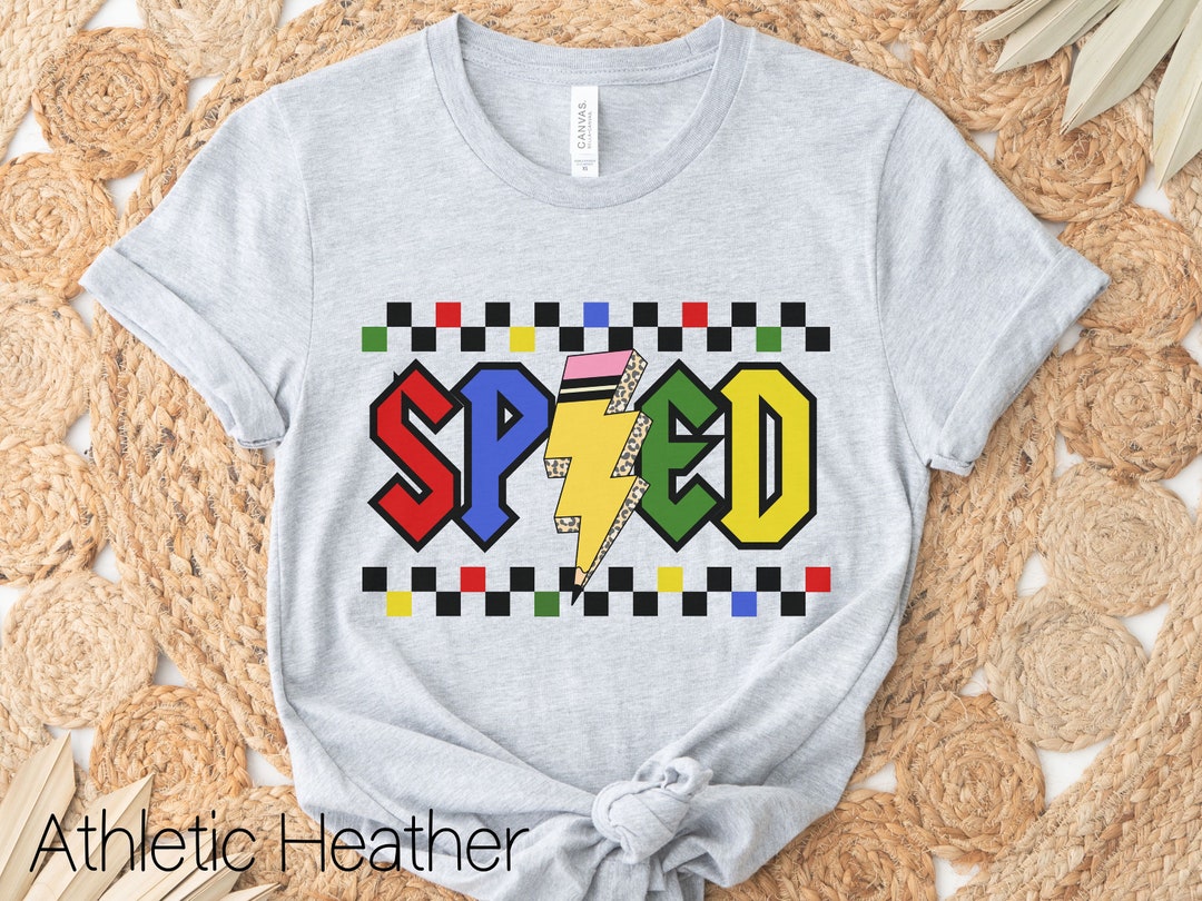 Color SPED Teacher Shirt,sped Teacher Gift,sped Team Shirt,back to ...
