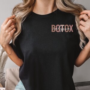 Personalized Nurse Injector Botox Shirt, Botox Dealer T-shirt, Botox ...