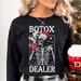 Botox Dealer Skeleton Santa Christmas Sweatshirt Holiday - Etsy