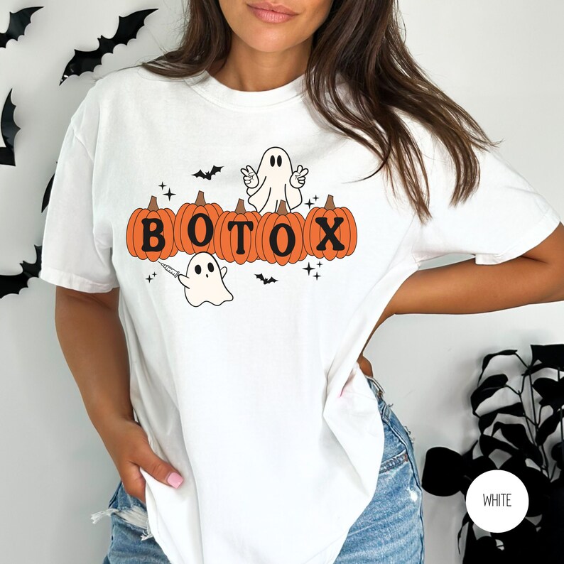 Botox Pumpkin Halloween Shirt, Botox Halloween Shirt, Nurse Injector ...