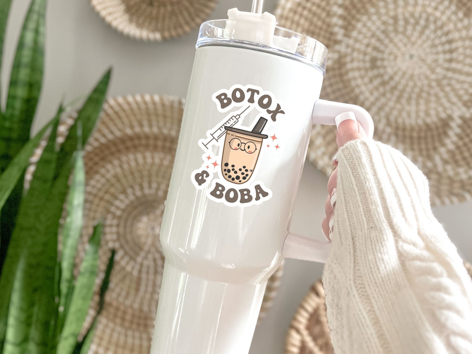Botox and Boba Water Bottle Sticker Aesthetic Nurse Injector - Etsy
