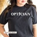 Retro Optician Shirt, Optician Gift, Optometry Retro Shirt, Optometry ...