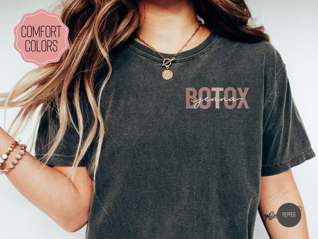 Personalized Nurse Injector Botox Shirt, Botox Dealer T-shirt, Botox ...