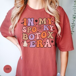 Spooky Botox Injector Era Comfort Colors Shirt, Retro Halloween Botox ...
