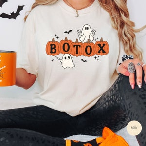 Botox Pumpkin Halloween Shirt, Botox Halloween Shirt, Nurse Injector ...