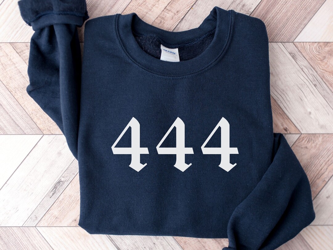444 Sweatshirt, Angel Numbers Sweater, 444 Numerology Crewneck ...