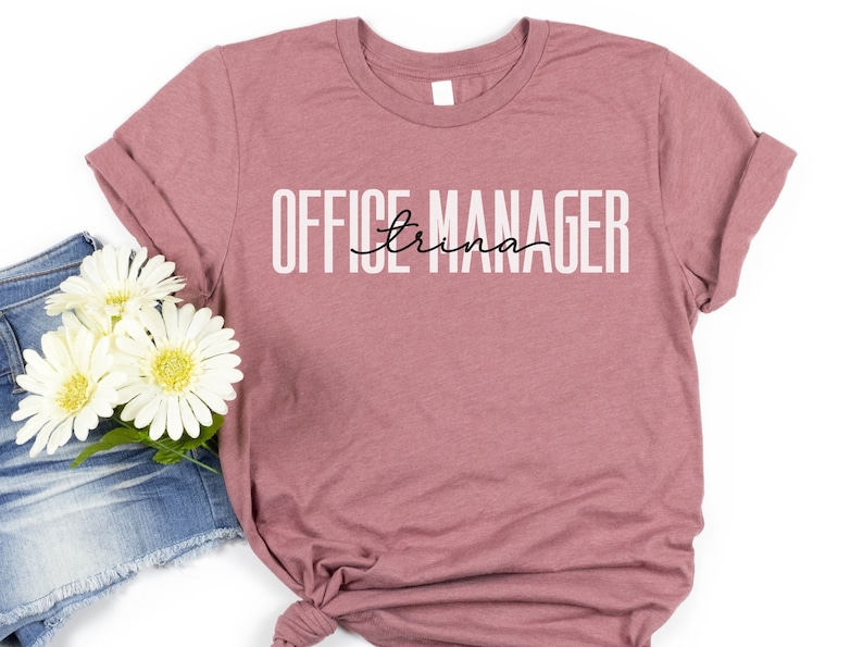Personalized Office Manager Shirt Gift for Office Manager - Etsy