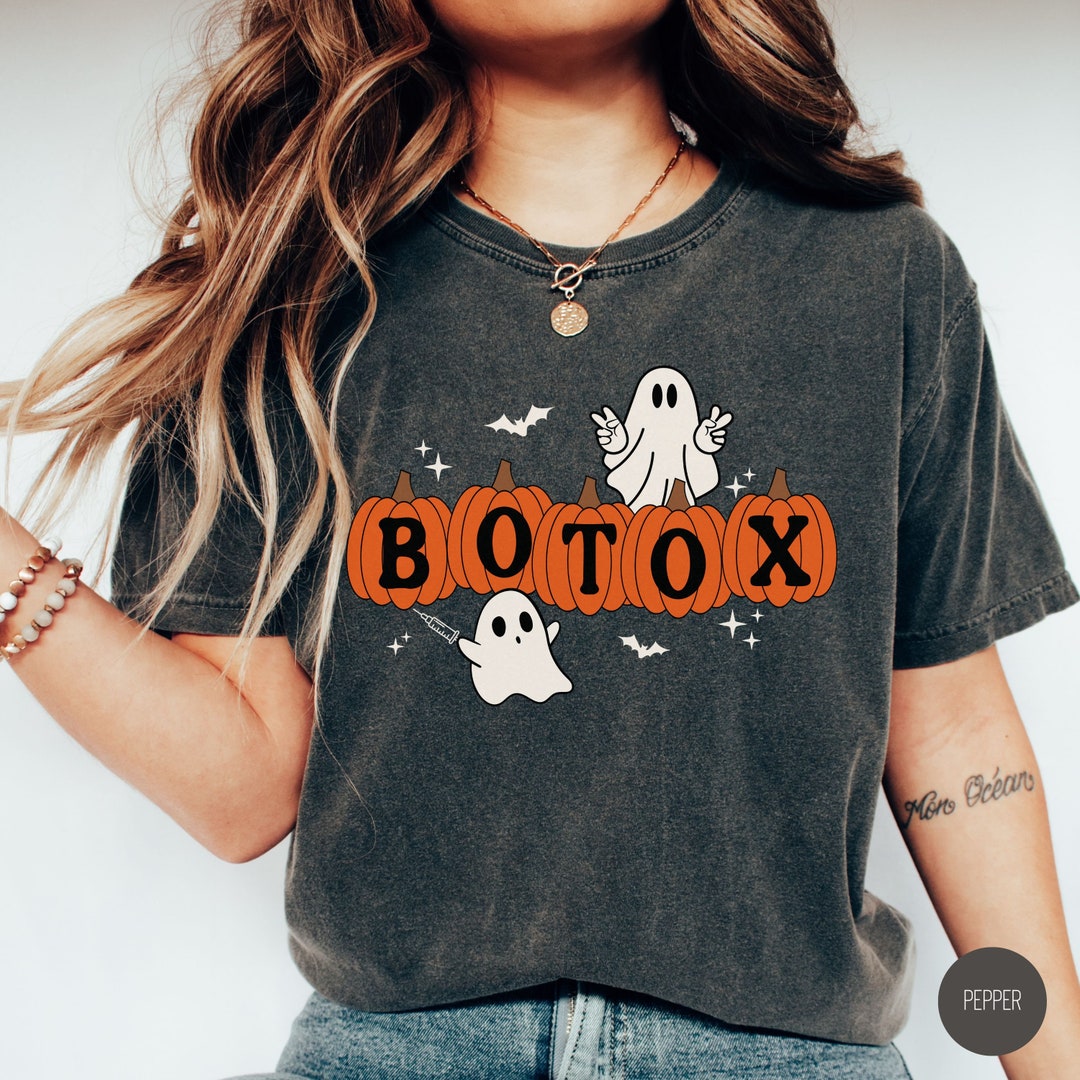 Botox Pumpkin Halloween Shirt, Botox Halloween Shirt, Nurse Injector ...