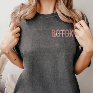 Personalized Nurse Injector Botox Shirt, Botox Dealer T-shirt, Botox ...