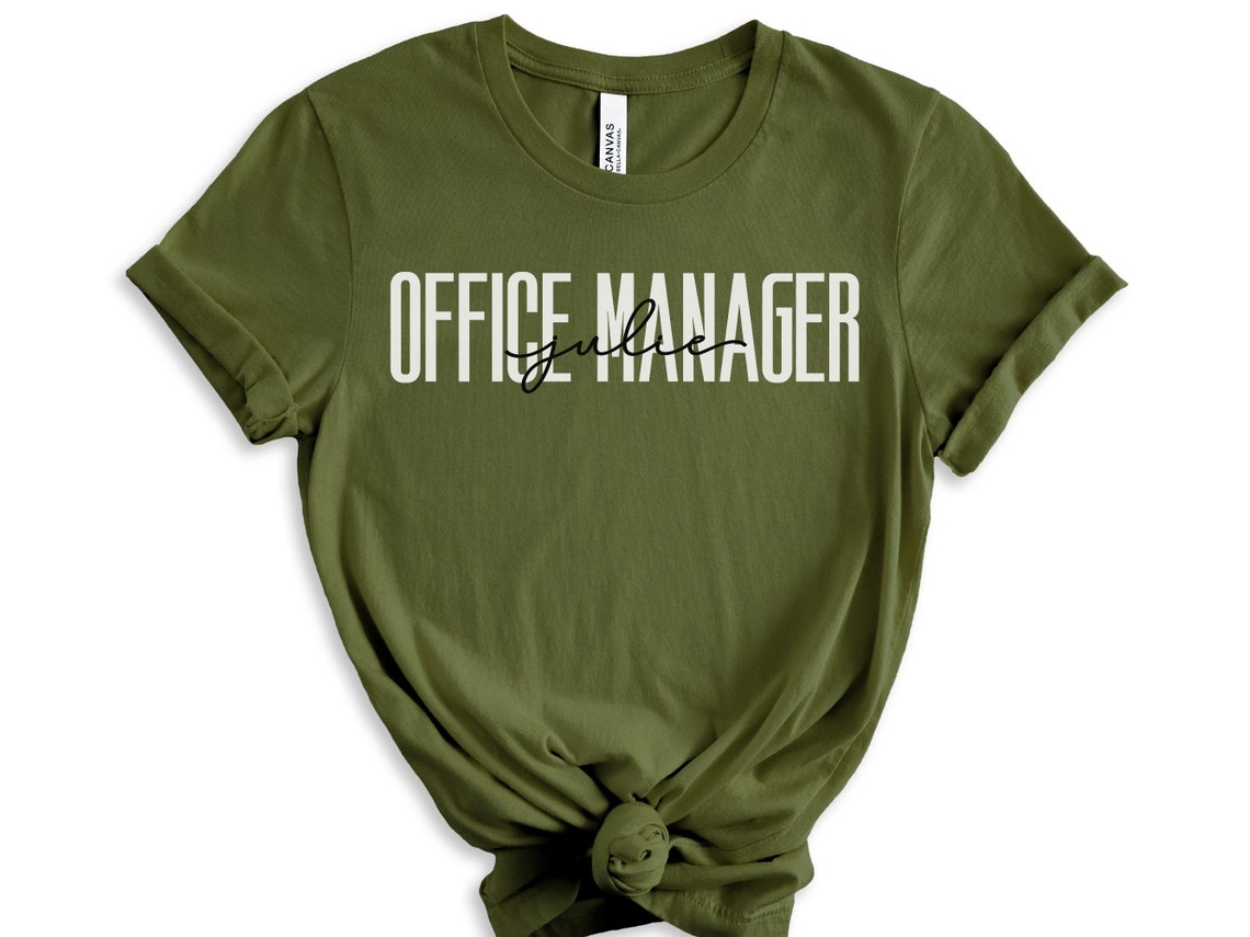 Personalized Office Manager Shirt Gift for Office Manager - Etsy