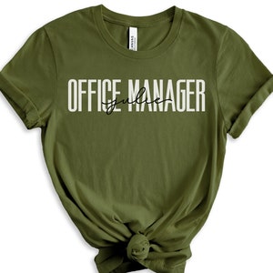 Personalized Office Manager Shirt, Gift for Office Manager, Optometry ...