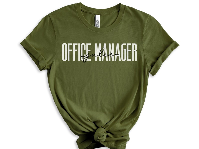 Personalized Office Manager Shirt Gift for Office Manager - Etsy