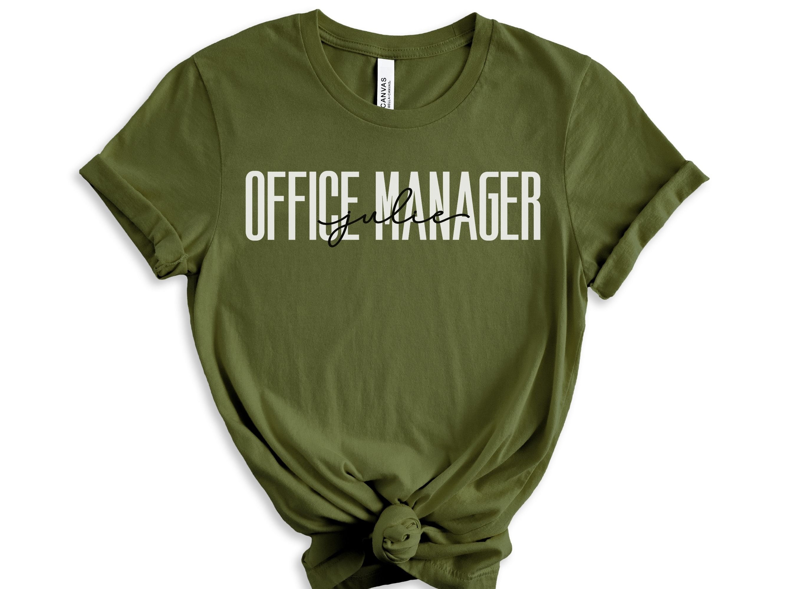 Personalized Office Manager Shirt Gift for Office Manager - Etsy
