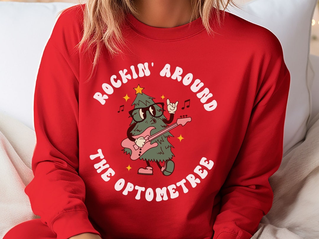 Funny Christmas Optometry Sweatshirt, Optometrist Christmas Sweater ...