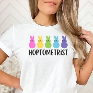 Funny Easter Optometry Shirts, Optometrist Bunny Shirt, Optometry ...