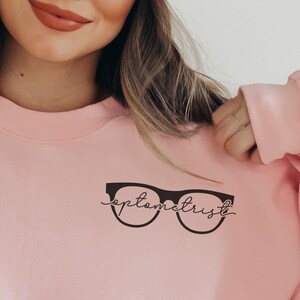 Personalized Optometry Sweatshirt, Vision Assistant Pullover Sweater ...