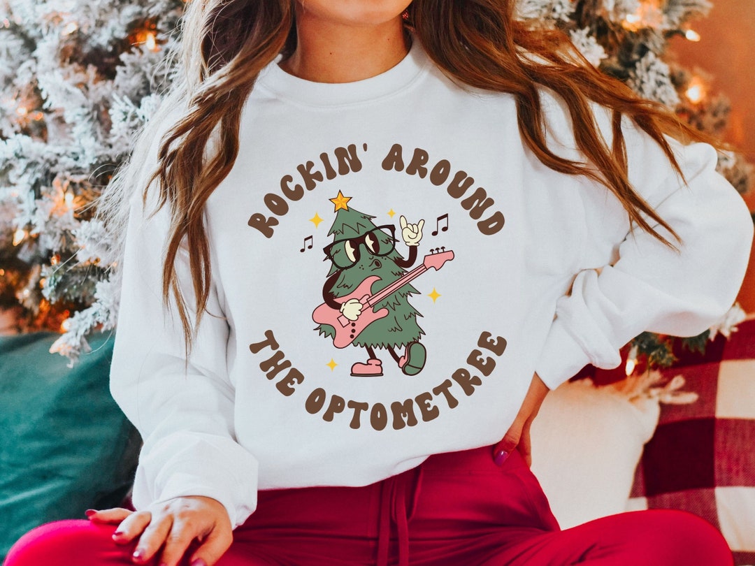 Funny Christmas Optometry Sweatshirt, Optometrist Christmas Sweater ...