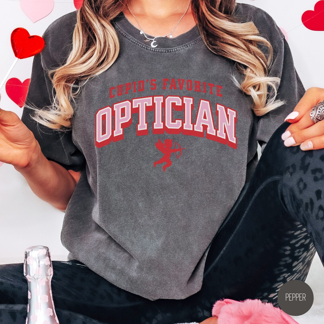 Valentines Optician Shirt, Optometry Valentines Day, Cupids Favorite ...