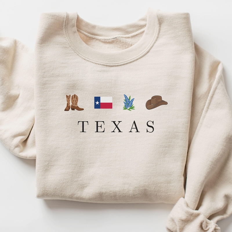 Hoodies With Texas Flags - Etsy