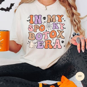 Spooky Botox Injector Era Comfort Colors Shirt, Retro Halloween Botox ...