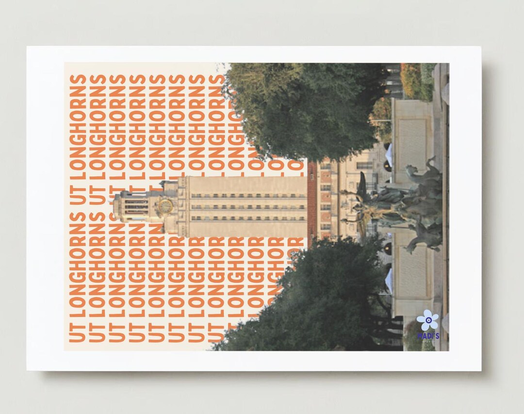PRE-ORDER University of Texas Greeting Card - Etsy