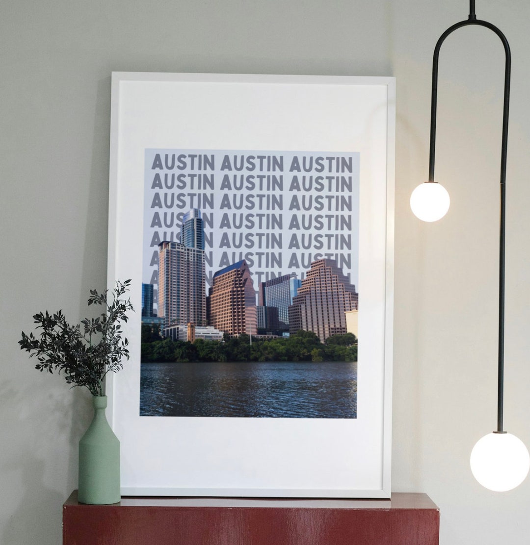 Austin Texas Travel Poster - Etsy