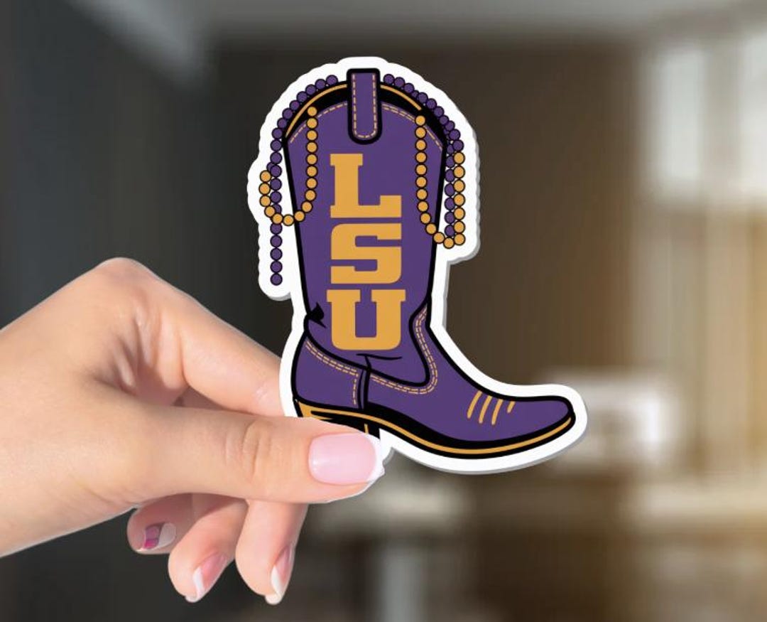 LSU Sticker - Etsy