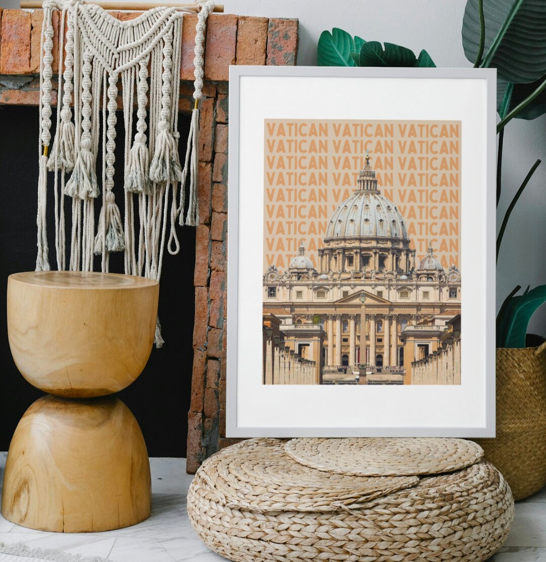 Vatican Italy Travel Poster - Etsy