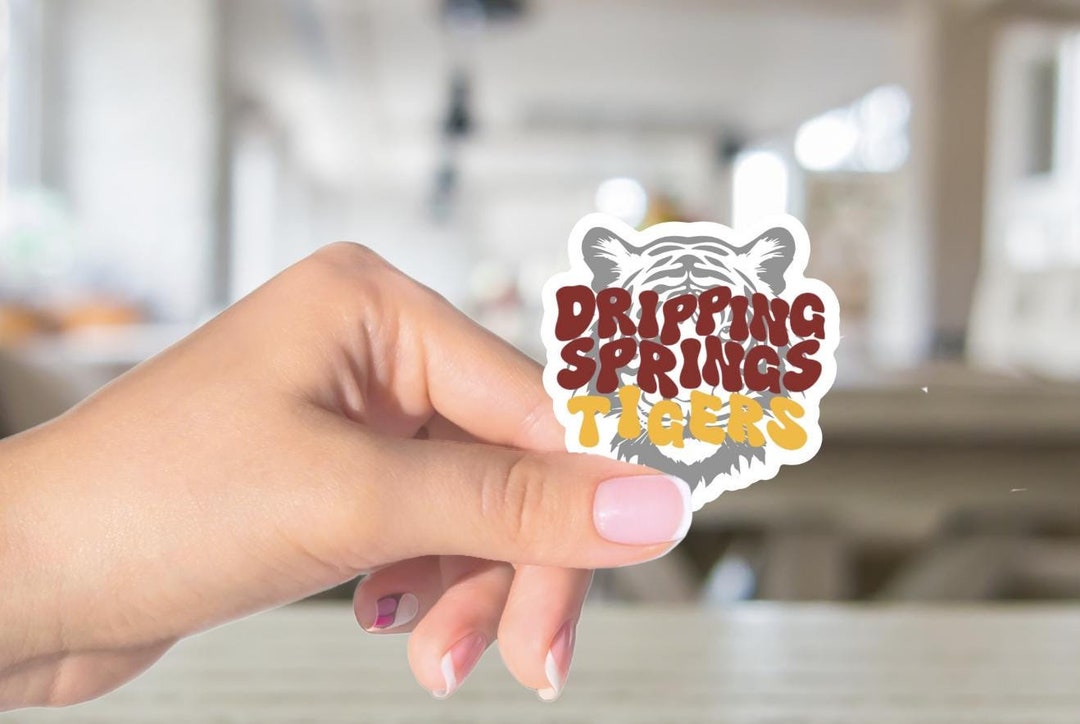 Dripping Springs Tigers Sticker - Etsy