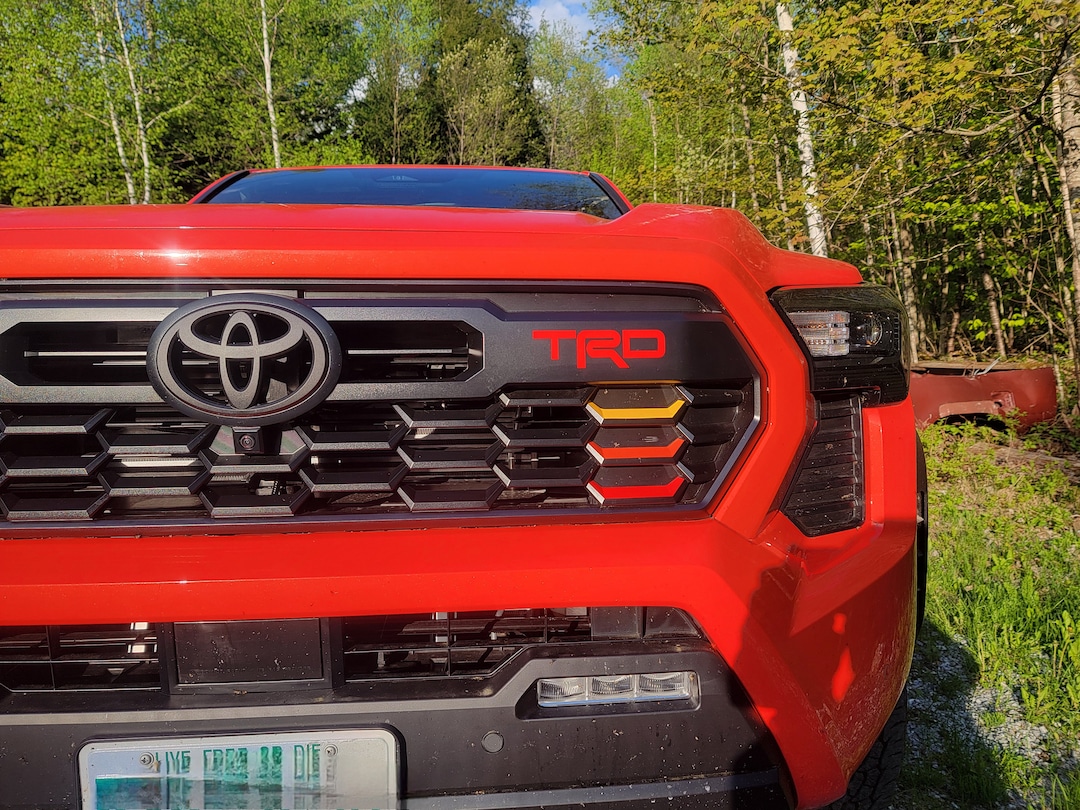 2024 + Toyota Tacoma TRD Front Grille Badge Decal - Etsy