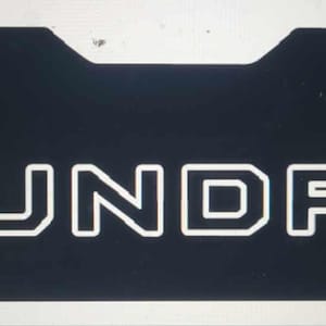 Toyota Tundra Matte Black Laminated Tailgate Vinyl Decal (2022-2024) - Etsy