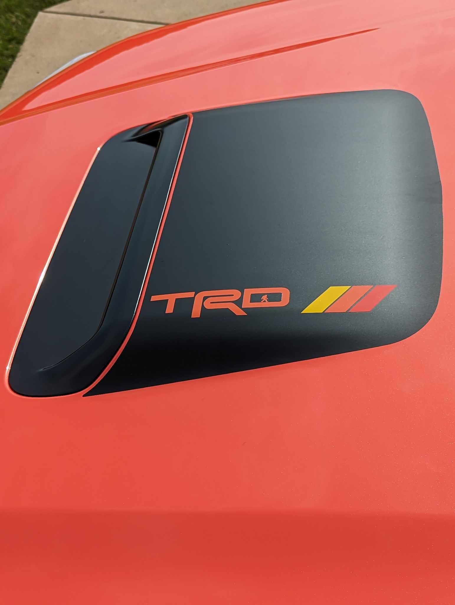 2012-2015 Toyota Tacoma Hood Scoop Decal: TRD Squatch Heritage Edition ...