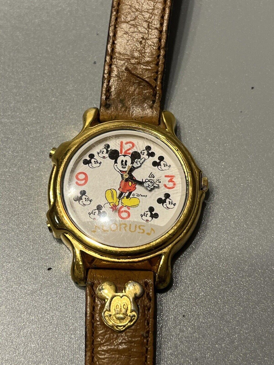 Vintage Disney Mickey Mouse Musical Watch Lorus Play Song - Etsy