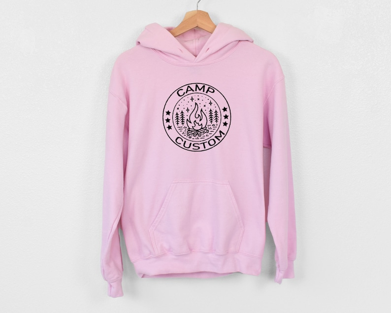 Custom Camp Hoodie, Camping Shirt, Camp Gifts Hoodie, Camp Crew Hoodie ...