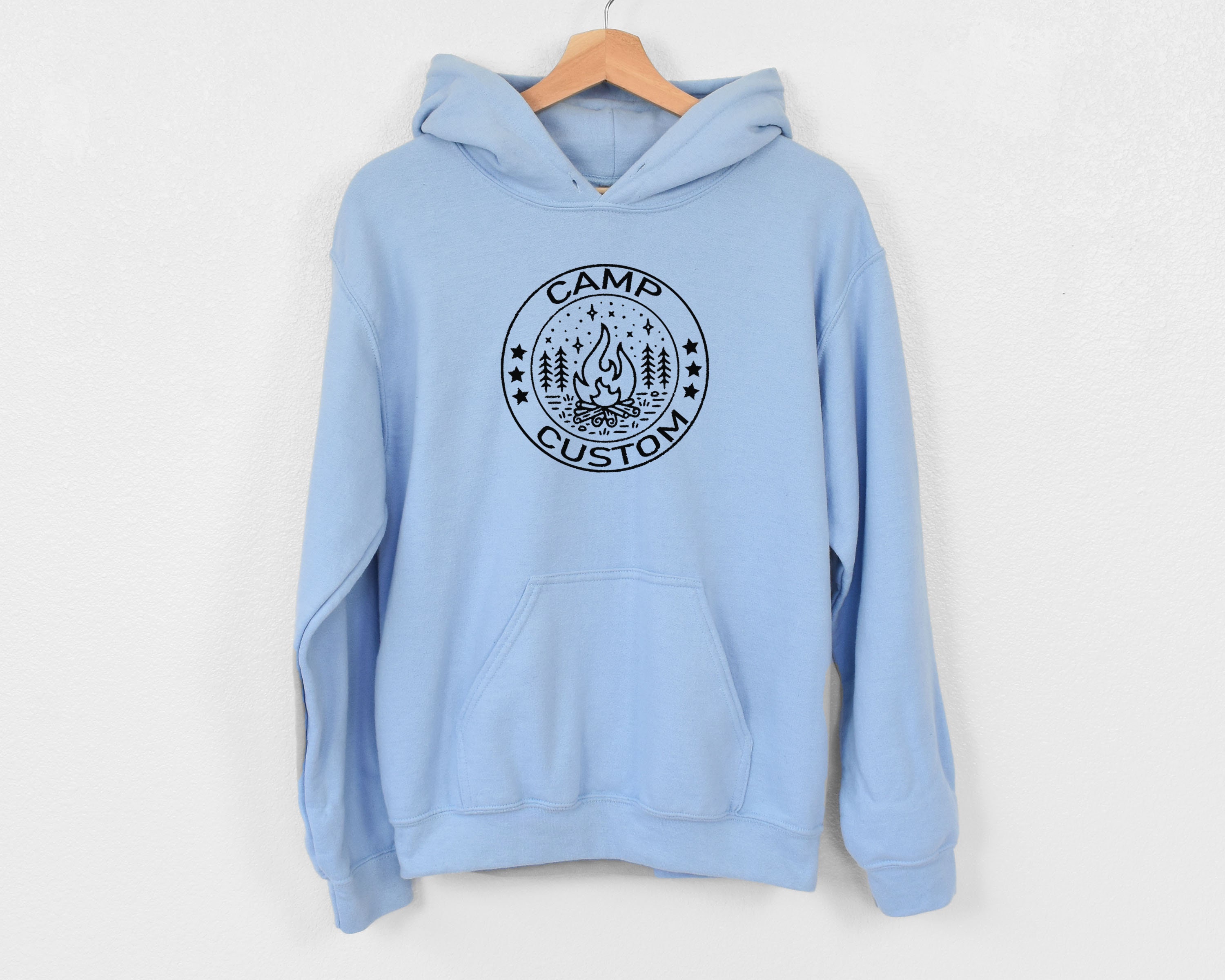 Custom Camp Hoodie, Camping Shirt, Camp Gifts Hoodie, Camp Crew Hoodie ...