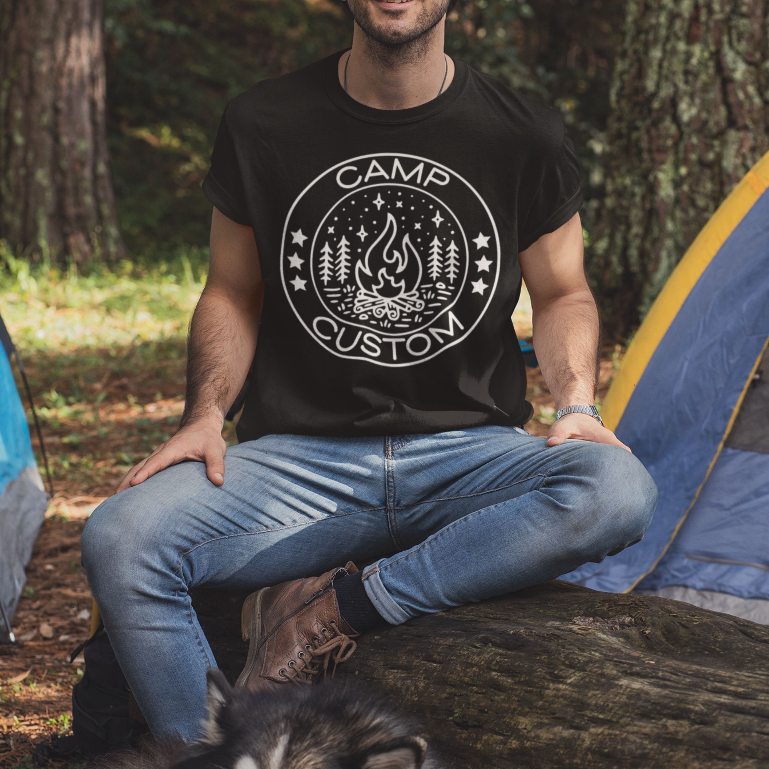 Custom Camp Shirt, Camping Shirt, Camp Gifts, Camp Crew Shirt, Camping ...