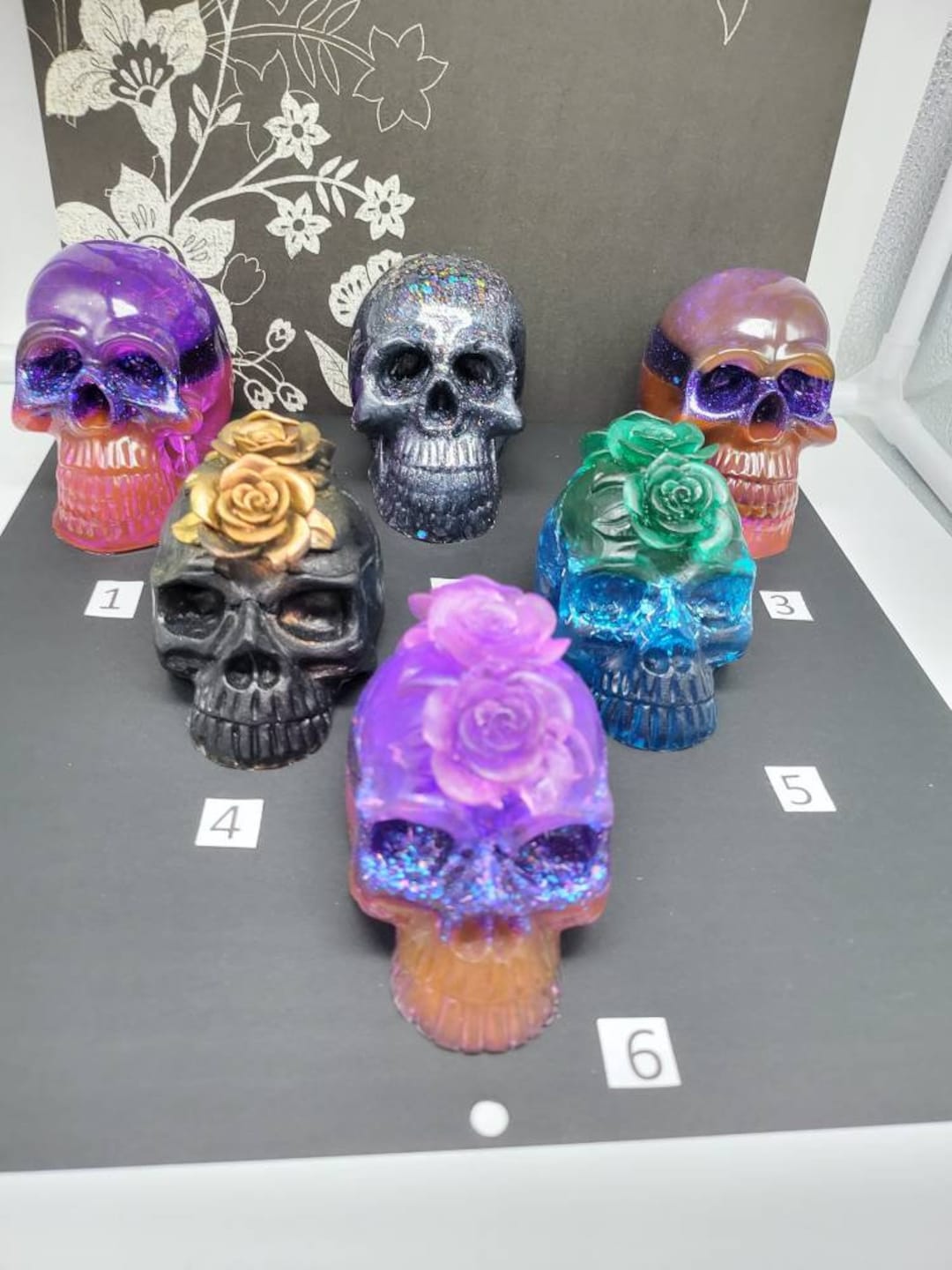 Resin Skulls - Etsy